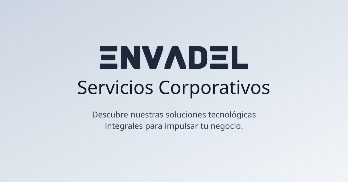 Servicios Corporativos | Envadel
